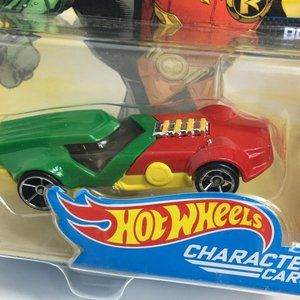 Hot Wheels | Toys | Hot Wheels Character Cars Robin Dc Comics Race Car ...